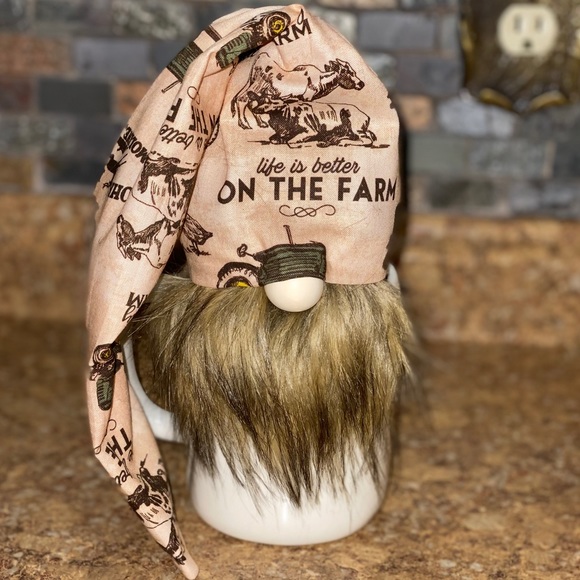 Handmade | Accents | Handmade Rustic Farmhouse Farm Country Gnome ...